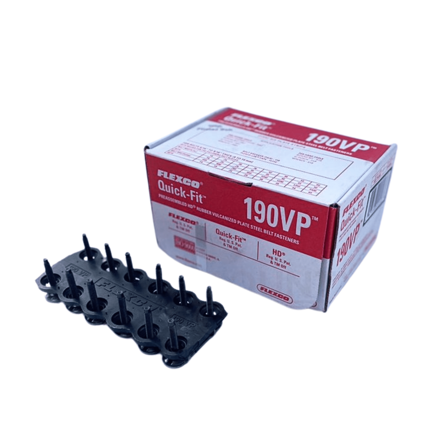 Flexco 190VP Bolt Solid Plate Fastener Box, 20056 - MDS