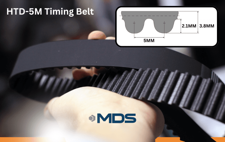 HTD 5M (5MM Pitch) Timing Belts Size Chart